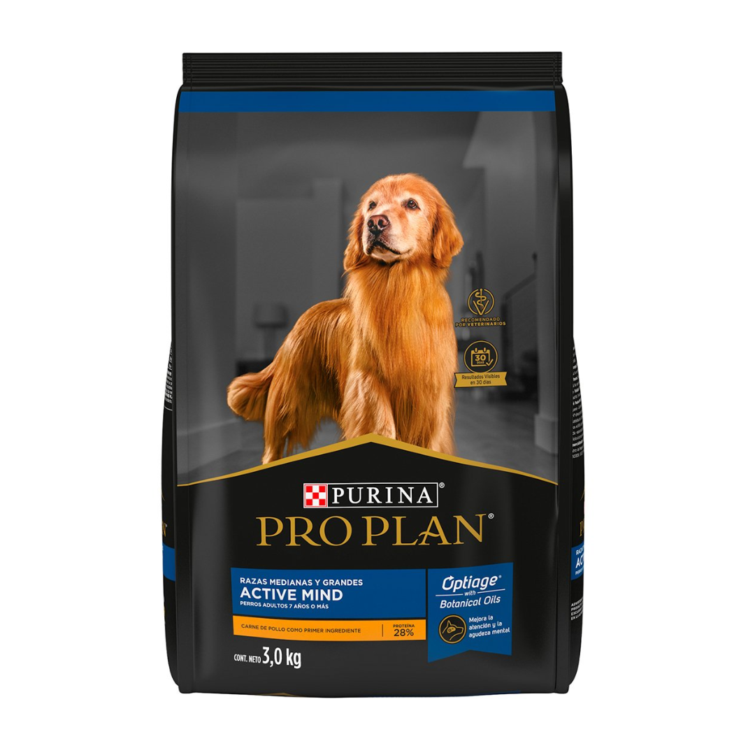 Purina Pro Plan Active Mind Optiage Dog Senior Raza Mediana / Grande ...
